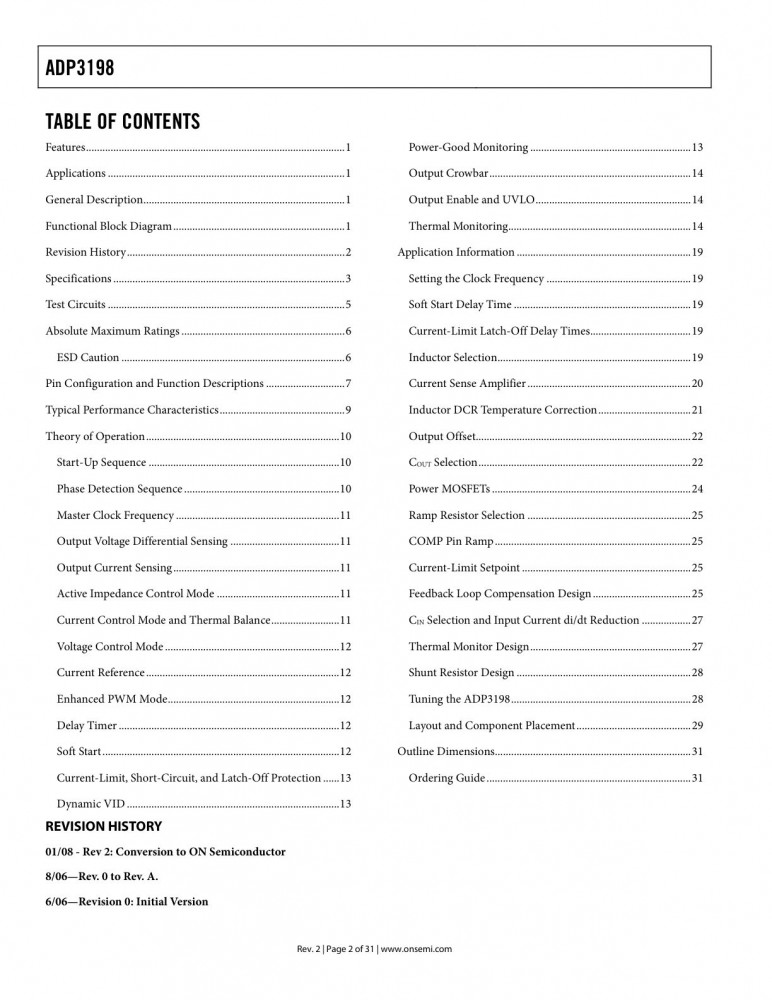 ADP3198 datasheet page 3