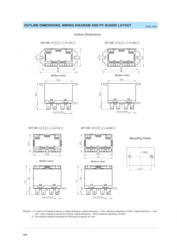 HONGFA HF116F datasheet page 3