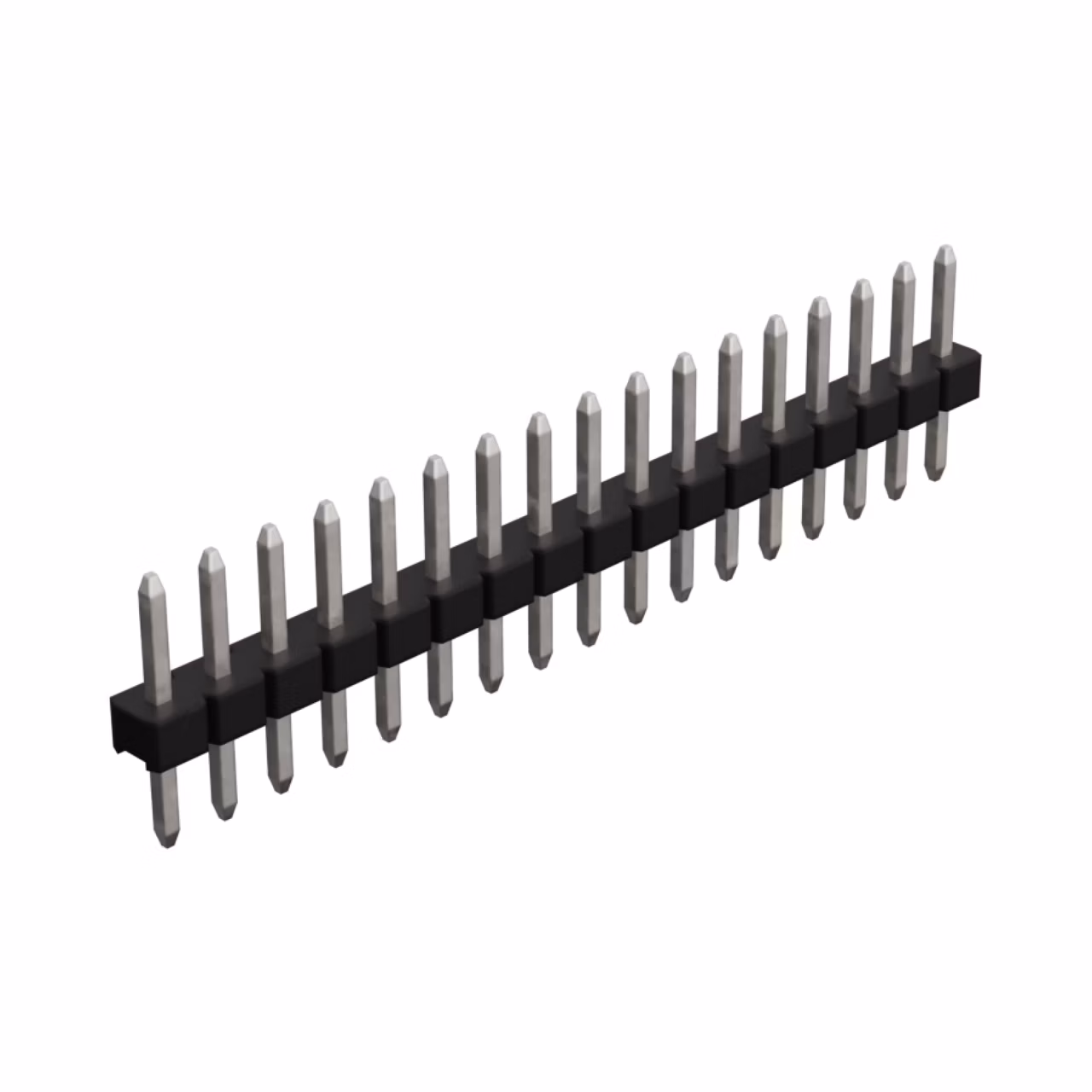 2.00mm Pitch Milli-Grid Header, Vertical, Through Hole, Breakaway, 17 Circuits, 2.50µm Tin (Sn) Plating, Mating Pin Length 3.70mm, Tail Length 3.00mm, Lead-Free for sale