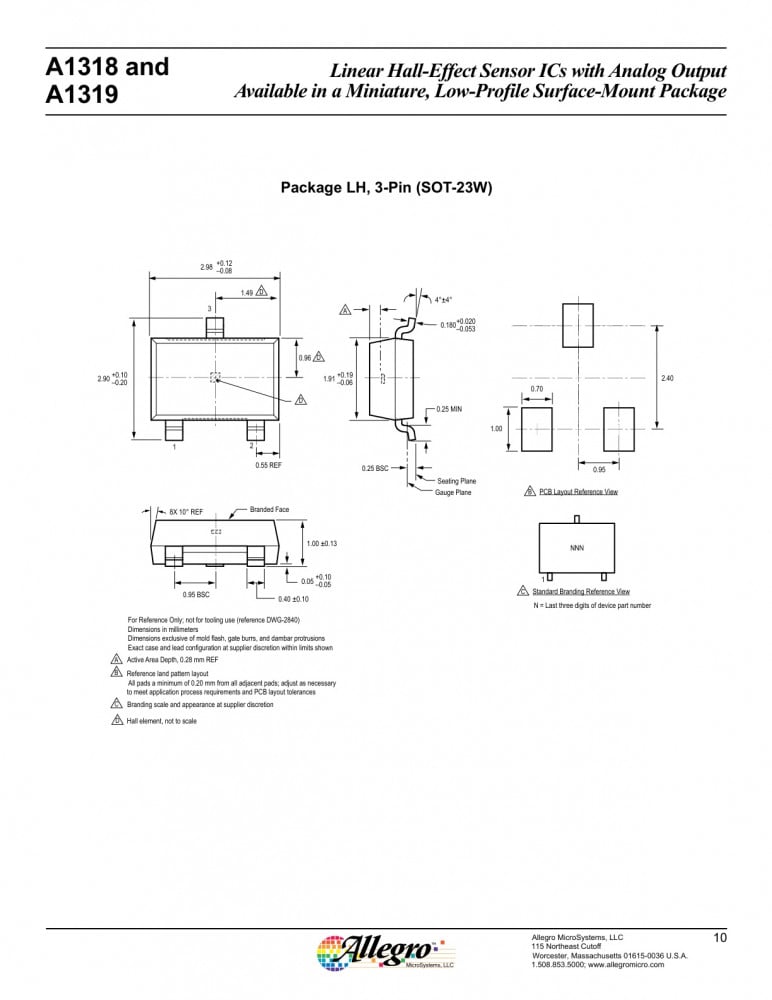 A1319 datasheet page 10