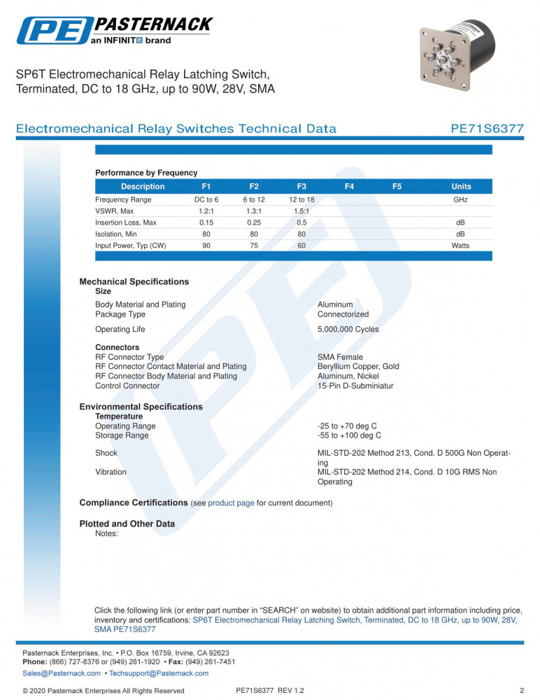 PE71S6377 technical document page 2