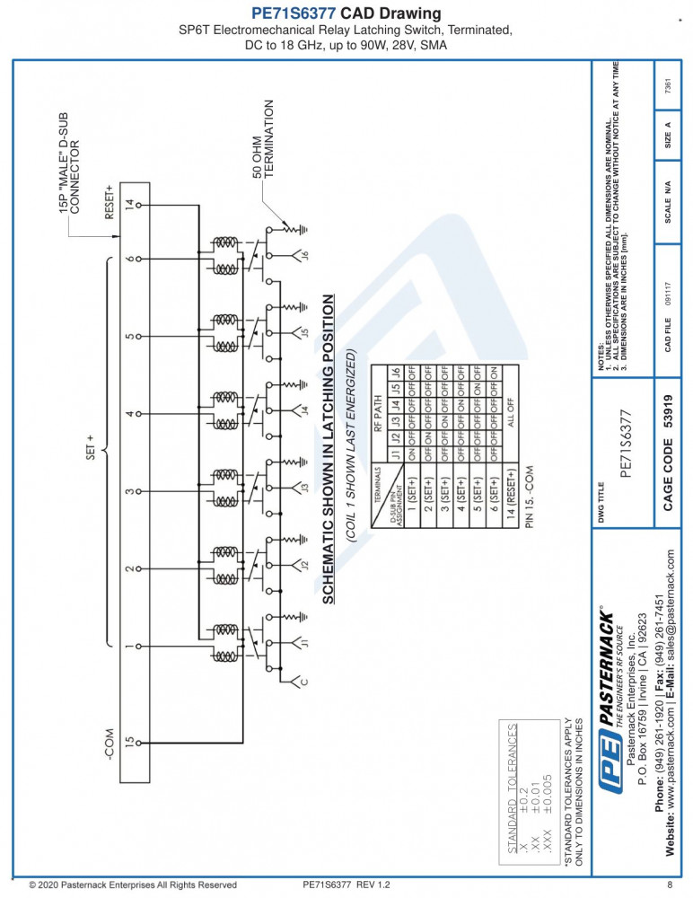 PE71S6377 technical document page 8