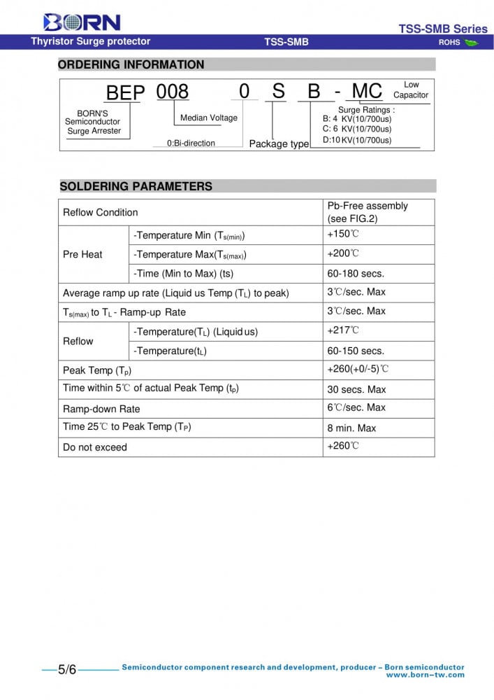 BEP0080SC datasheet page 5