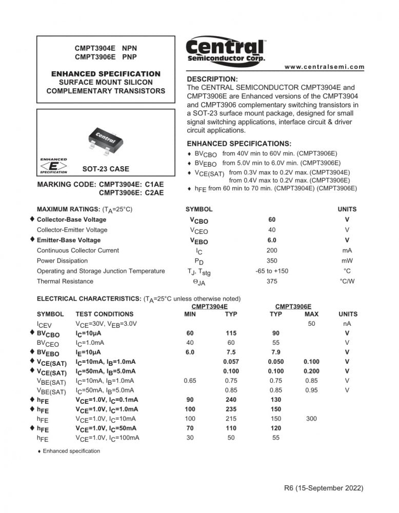 CMPT3904E technical specification page 1
