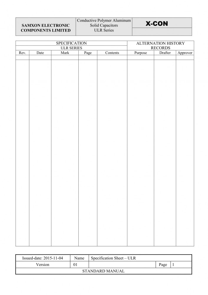 ULR specification document page 2