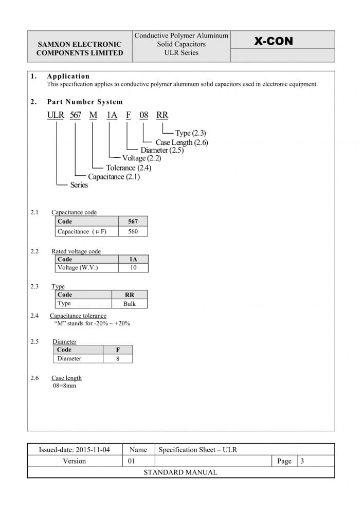 ULR specification document page 4