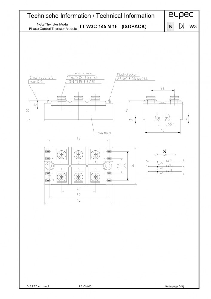 TTW3C145N16LOF datasheet page 3