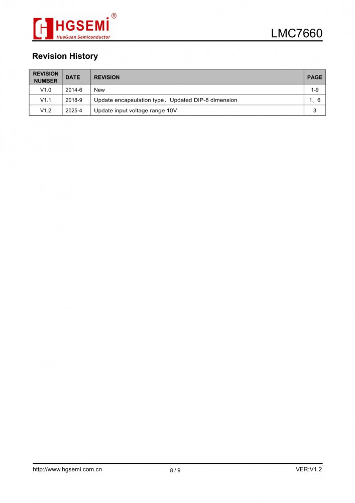 LMC7660M/TR datasheet page 8