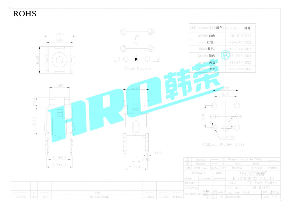 K6-6141D01 technical document page