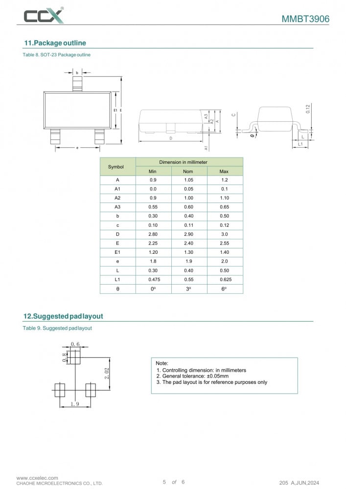 MMBT3906 datasheet page 5