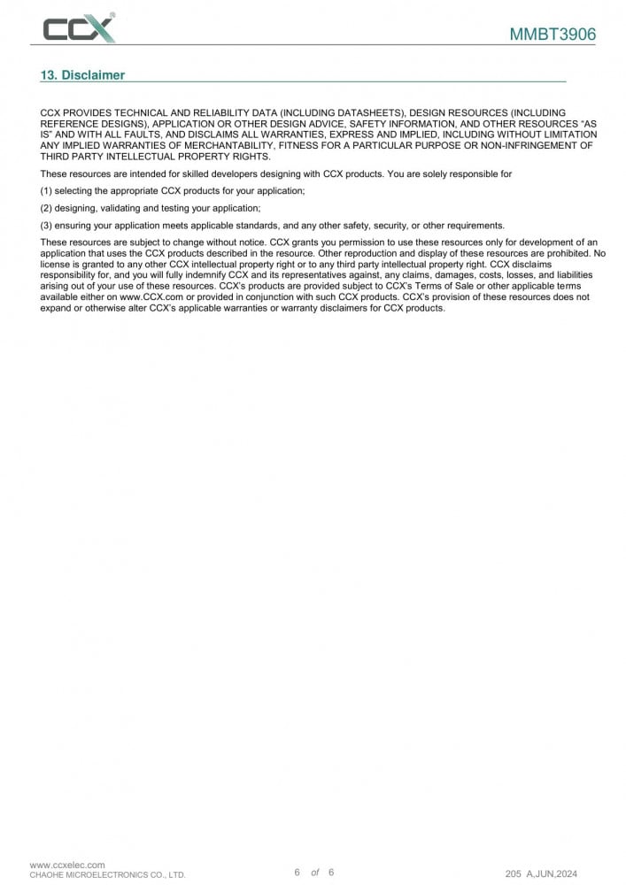MMBT3906 datasheet page 6