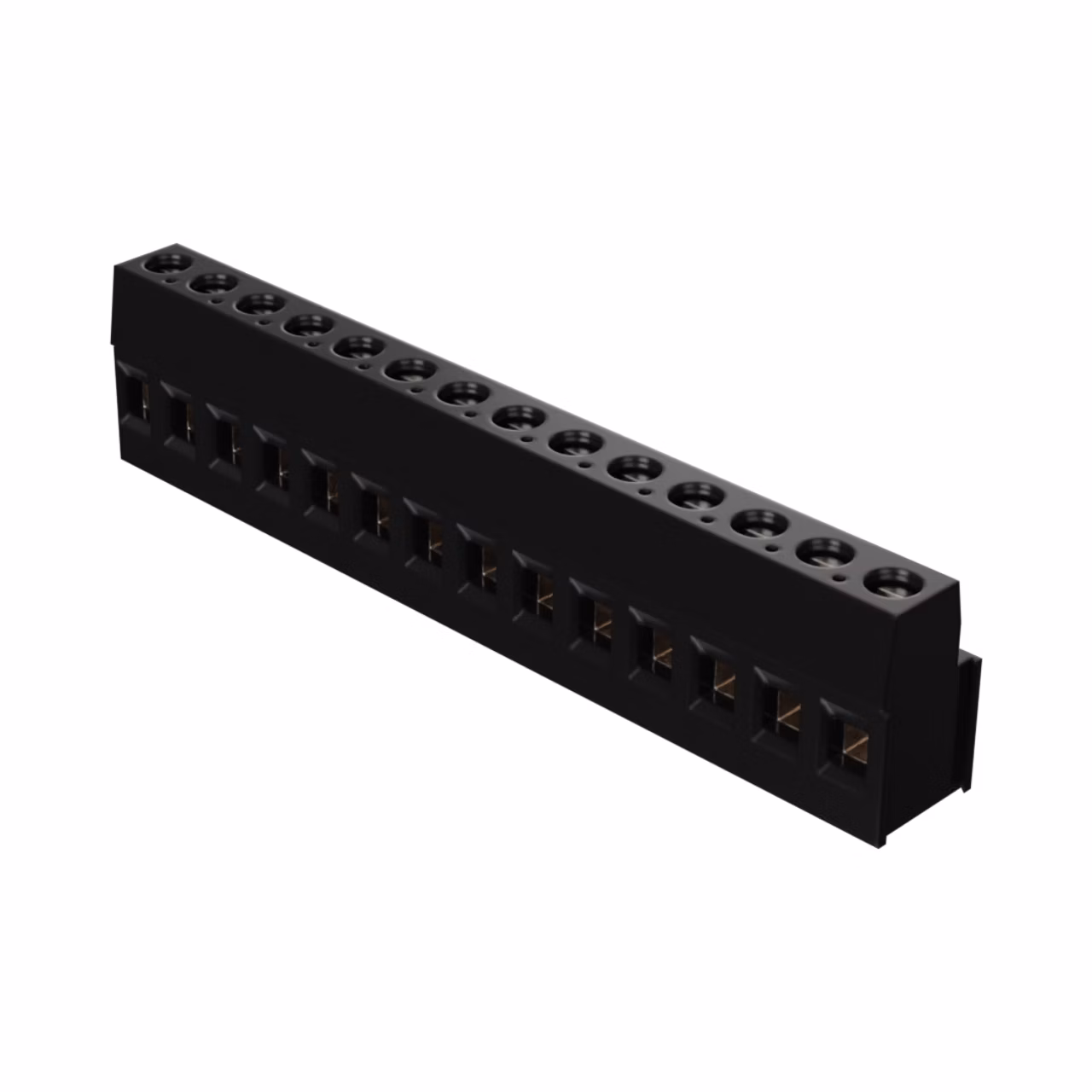 5.08mm Pitch Horizontal Fixed Mount PCB Terminal Block, 14 Circuits for sale