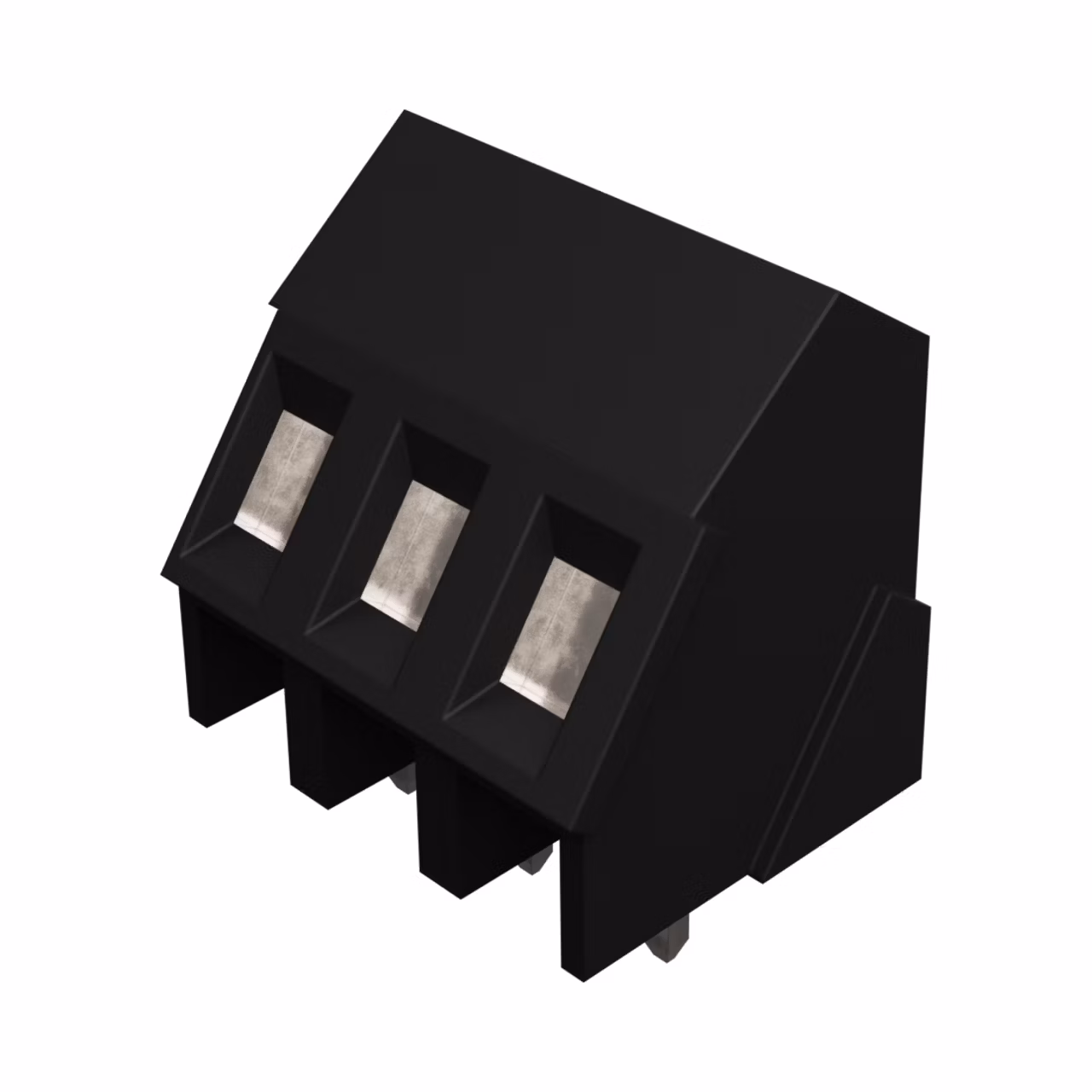 5.00mm Pitch Beau Eurostyle Low Profile, 35° Wire Entry, Single Level Modular Terminal Block, 3 Circuits for sale