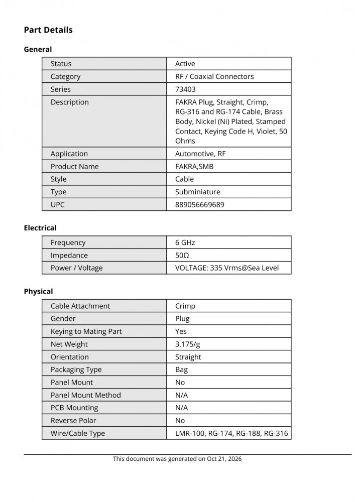 MOLEX product document image, page 2