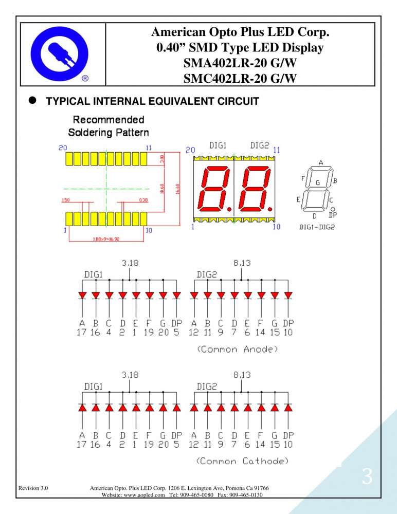 SMA402LR-20 datasheet page 3