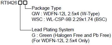 RT9426 - System Side Single Cell Fuel Gauge for sale