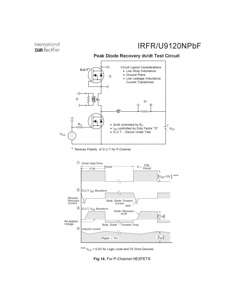 IRFR9120NTRPBF datasheet page 7