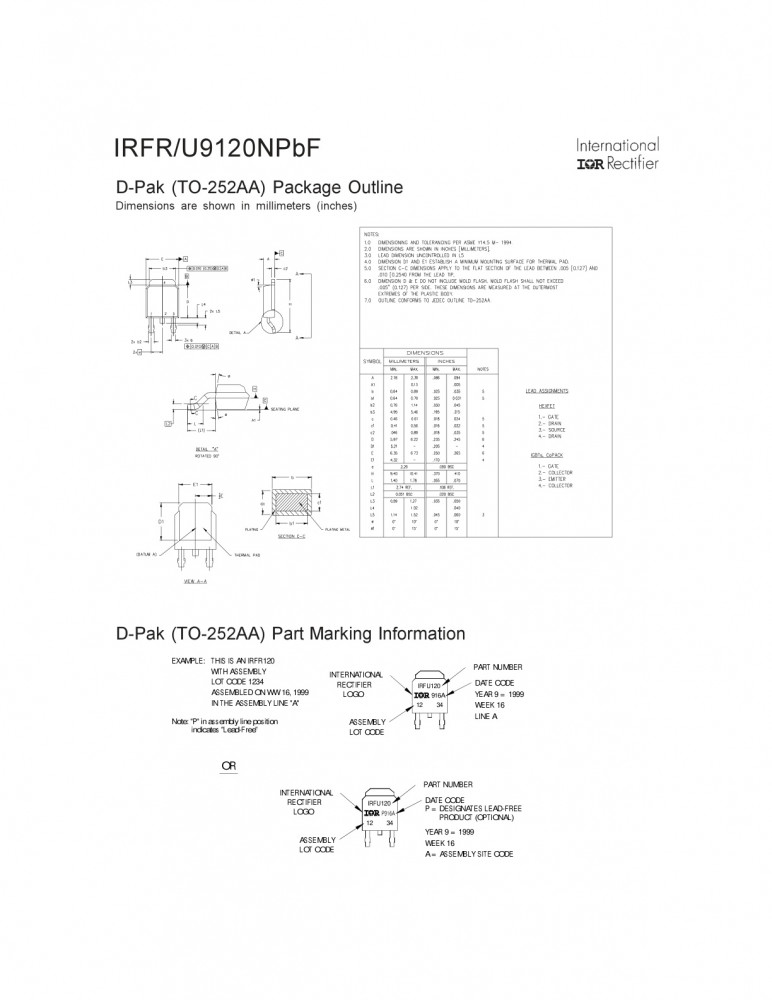 IRFR9120NTRPBF datasheet page 8