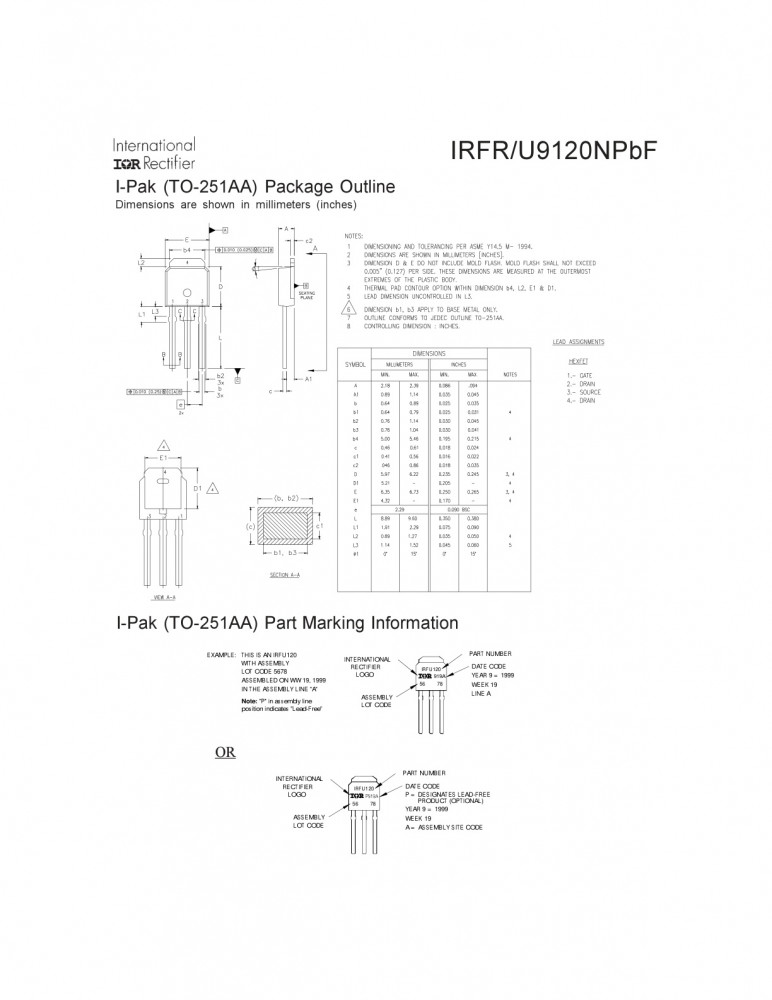 IRFR9120NTRPBF datasheet page 9