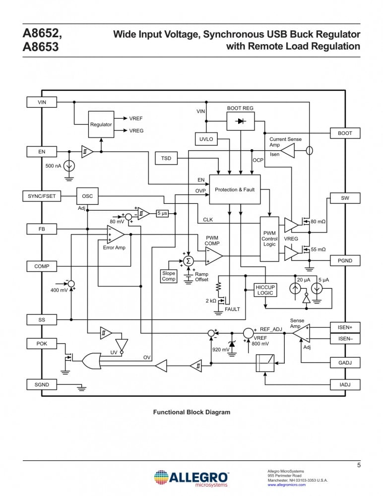 A8653KLPTR-T datasheet page 5