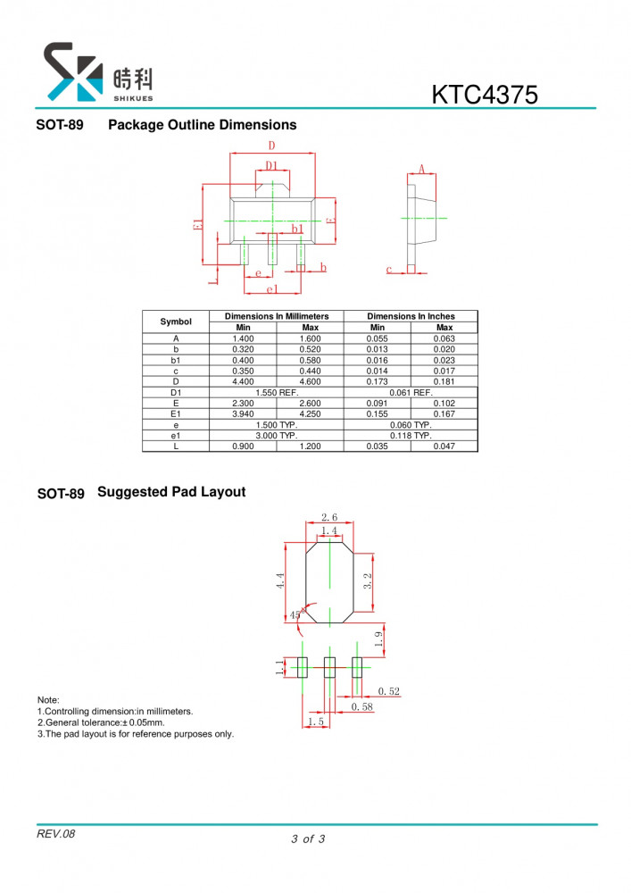 KTC4375Y datasheet page 3