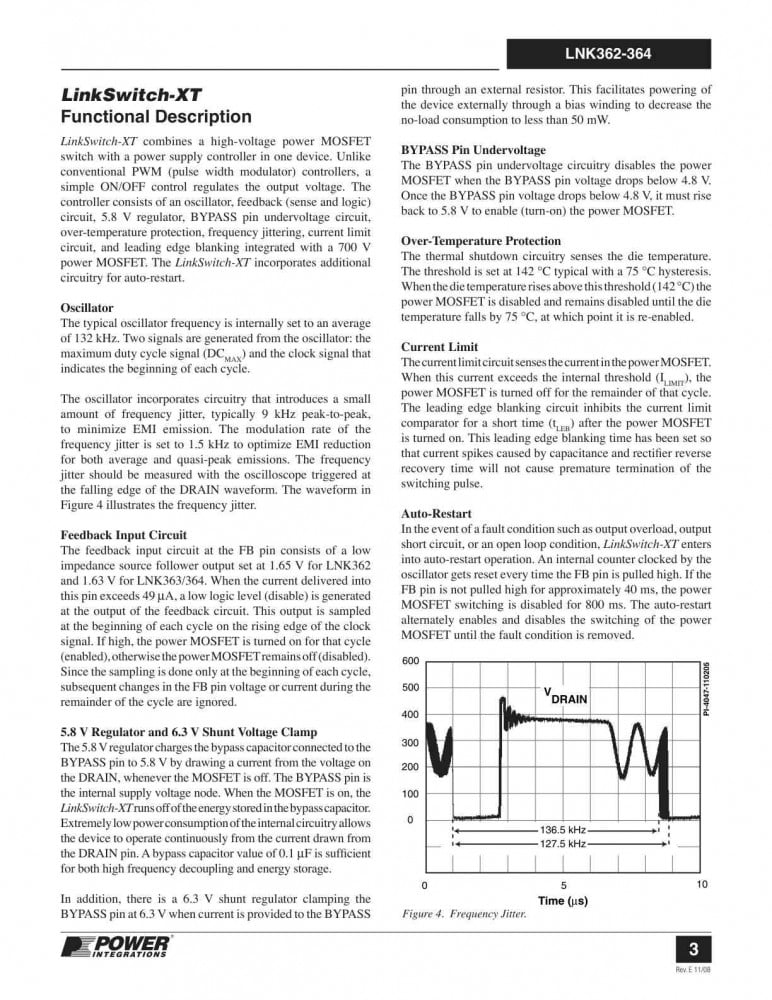 LNK362DG-TL datasheet page 3