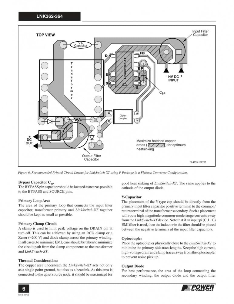 LNK362DG-TL datasheet page 6