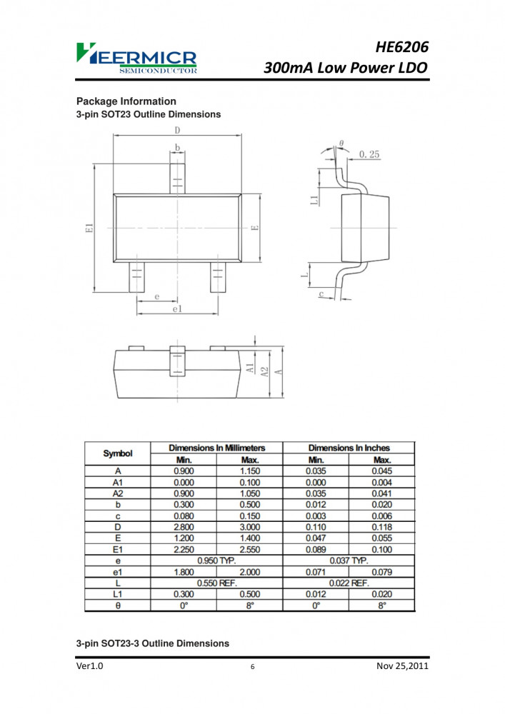HE6206 datasheet page 6