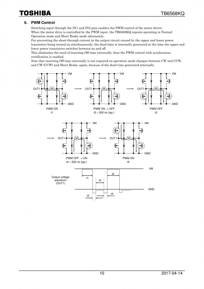 TB6568KQ datasheet page 10