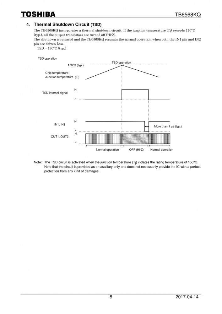 TB6568KQ datasheet page 8