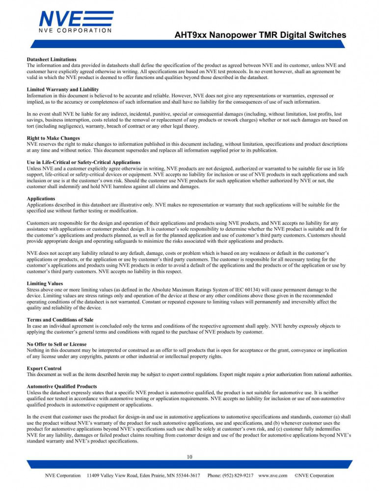 AHT923-14E datasheet page 10