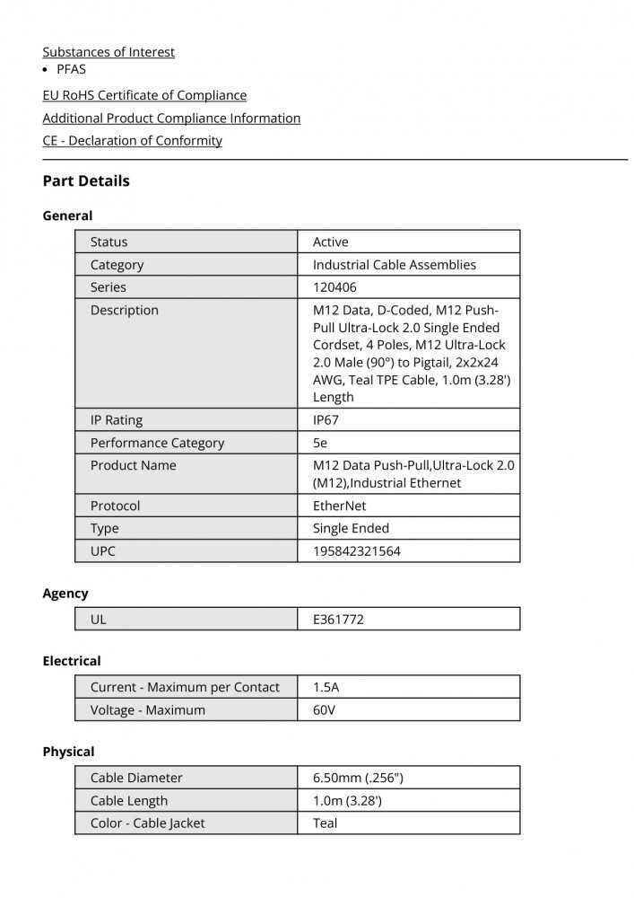 MOLEX Ultra Lock 2.0 product specification page 2