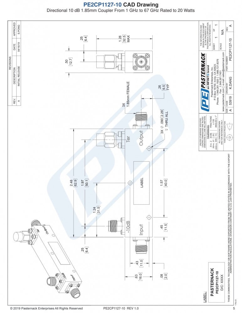 PE2CP1127-10 datasheet page 5