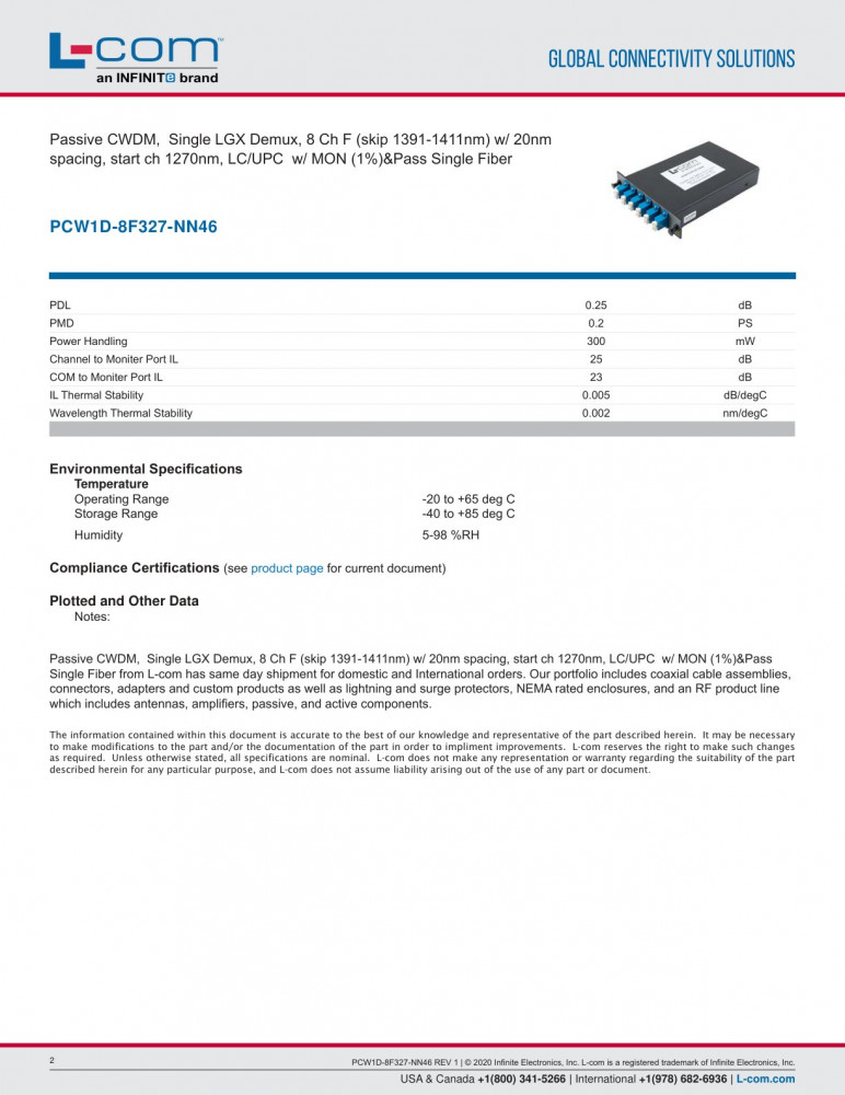 PCW1D-8F327-NN46 datasheet page 2
