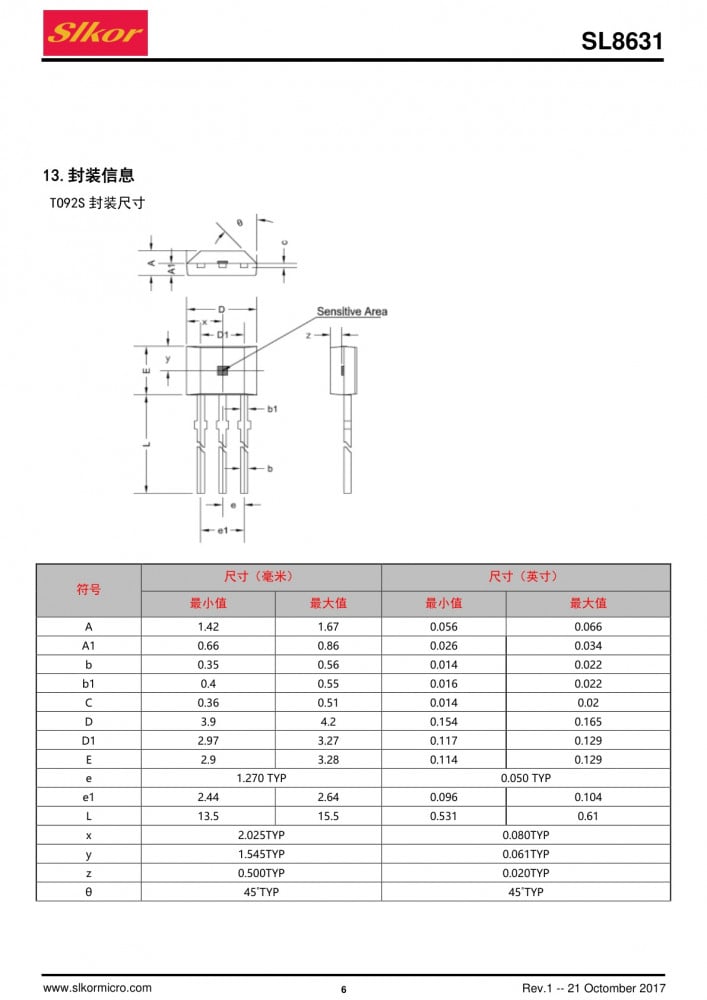 SL8631-3 datasheet page 6