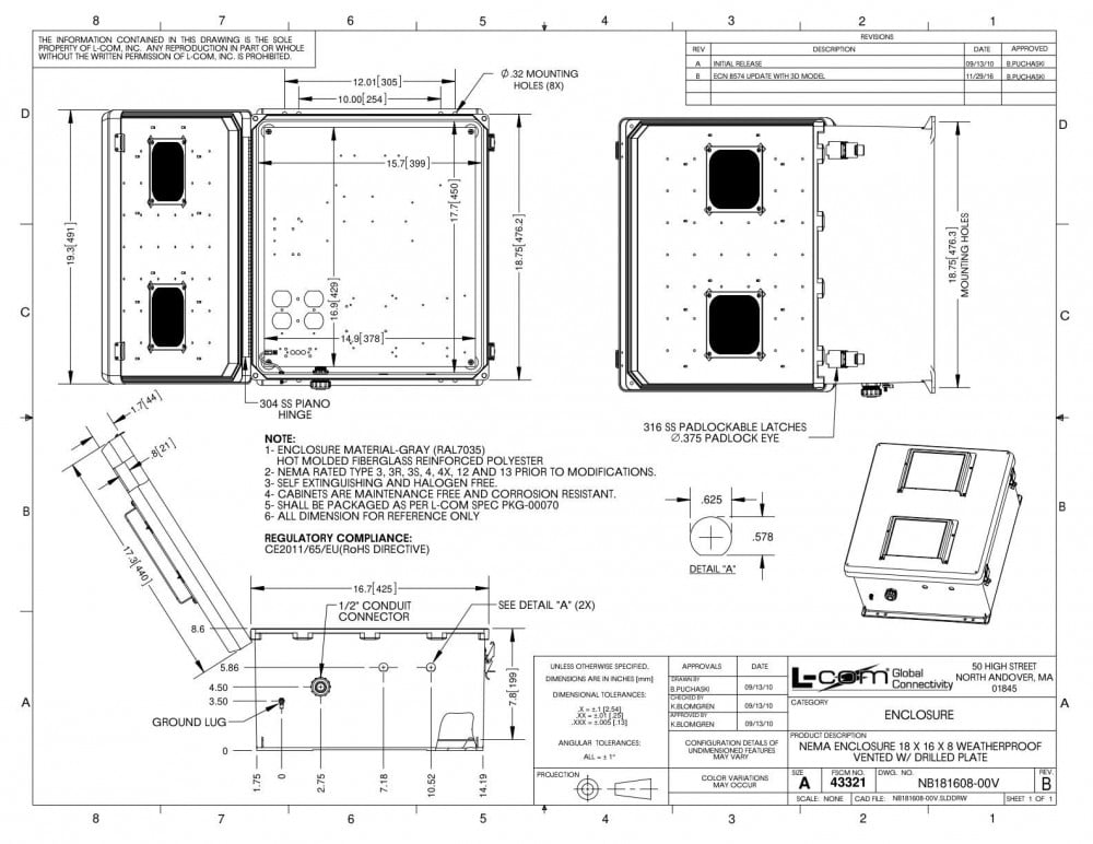 NB181608-00V technical document page