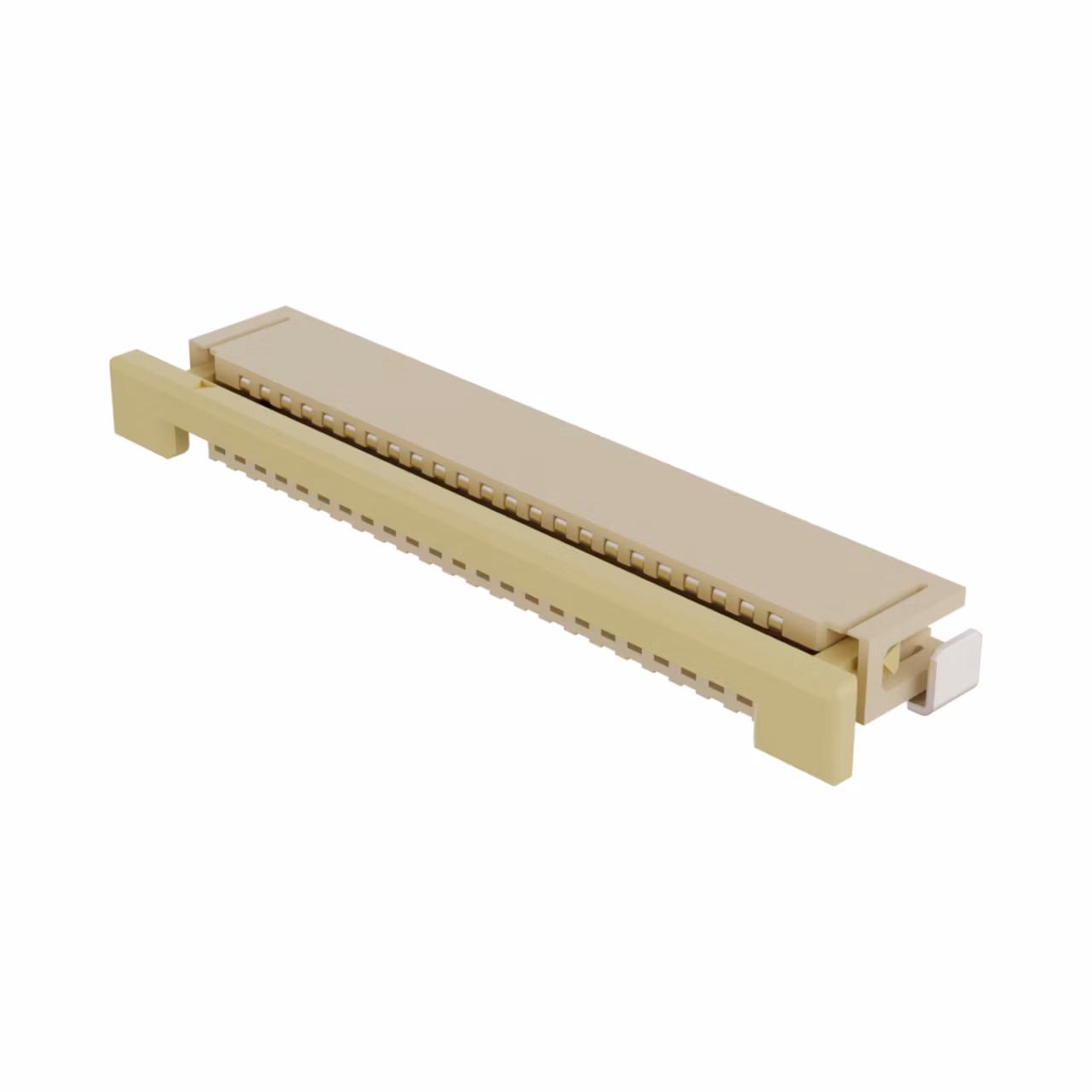 Easy-On FFC/FPC Connector, 1.00mm Pitch, Slider Series, Right-Angle, Bottom Contact, 3.00mm Height, 23 Circuits, Tin-Lead Plating for sale