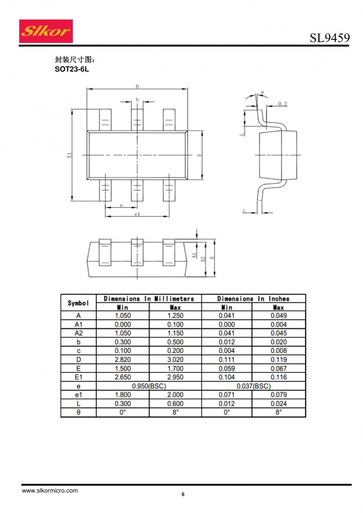 SL9459 datasheet page 6