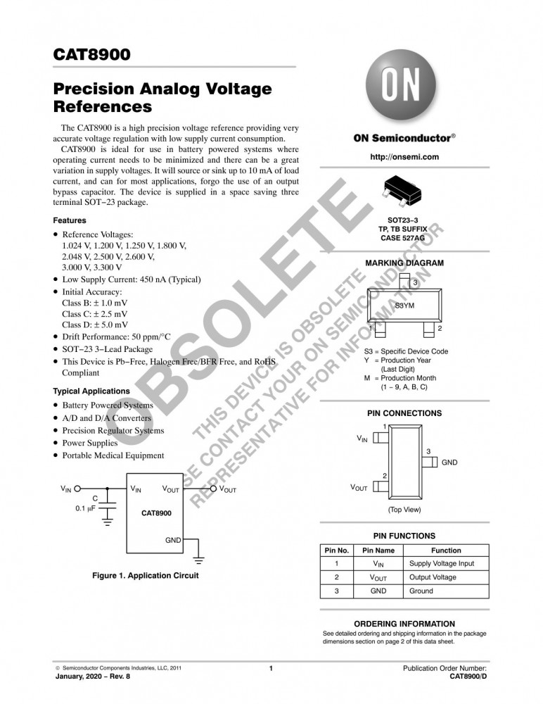 CAT8900 datasheet preview, page 2