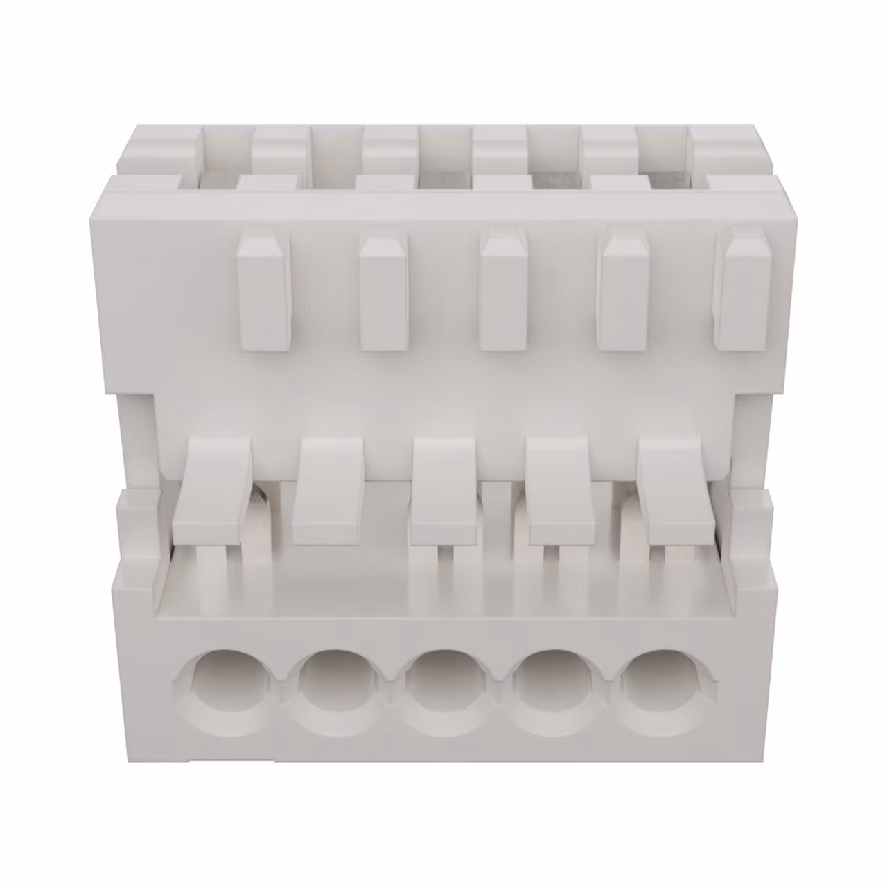 Appli-Mate RAST 2.5 IDT Housing, 2.50mm Pitch, Direct/Indirect, Female, 5 Circuits, Position Key A Removed, Voided Circuit 2 for sale