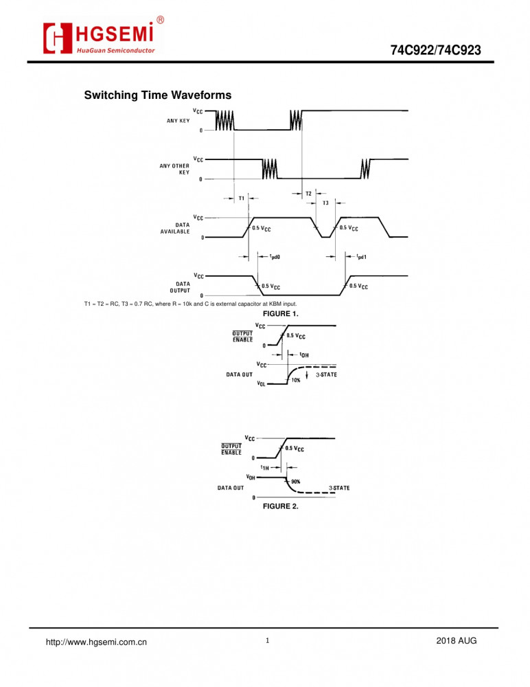 74C923 technical document page 6