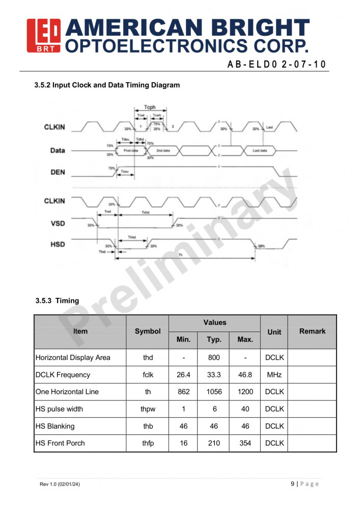 AB-ELD02-07-10 datasheet page 9