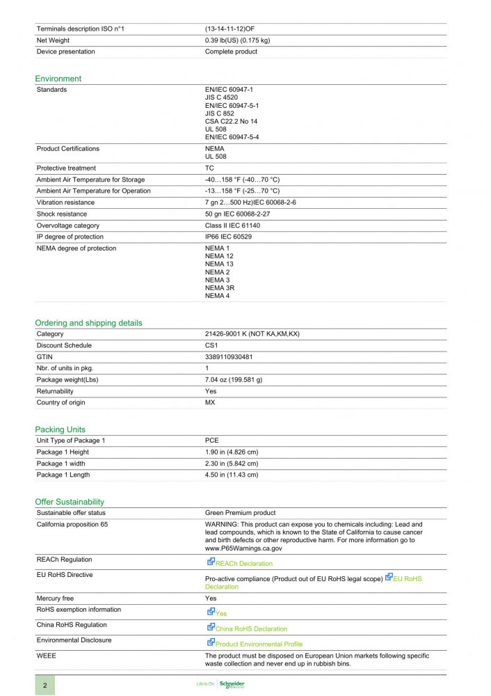 9001K3L38GH13 technical document page 2