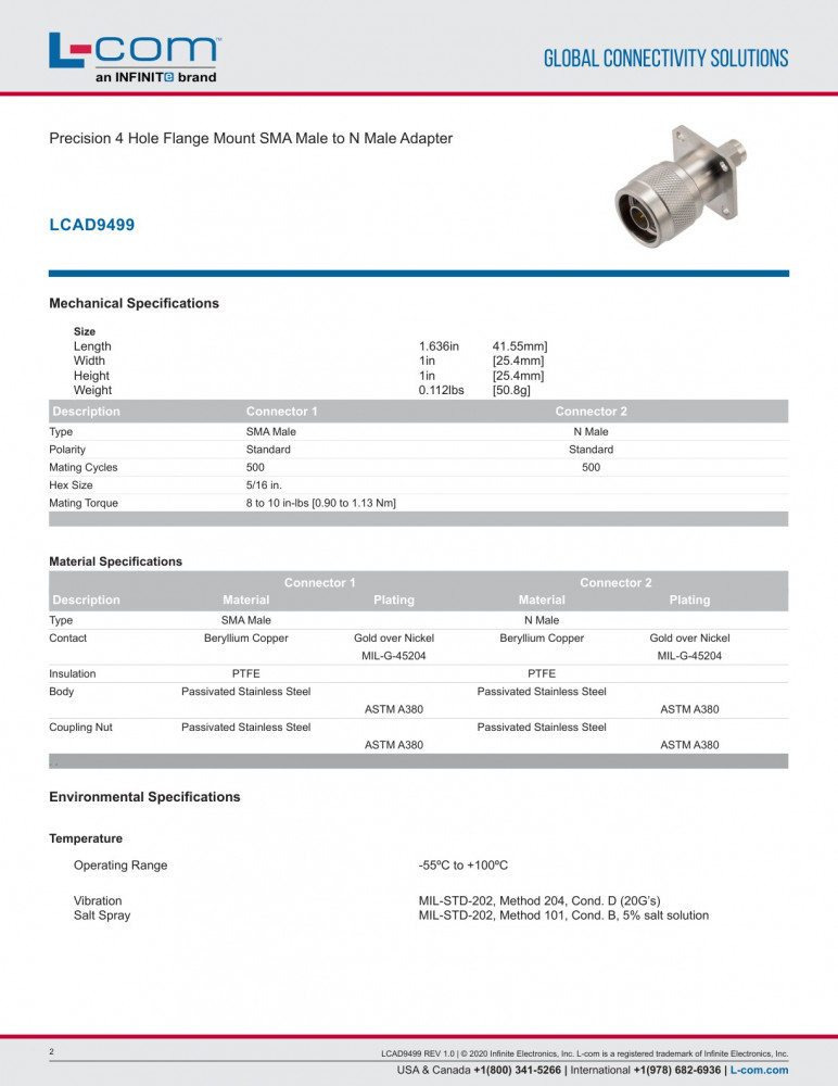 LCAD9499 technical document page 2