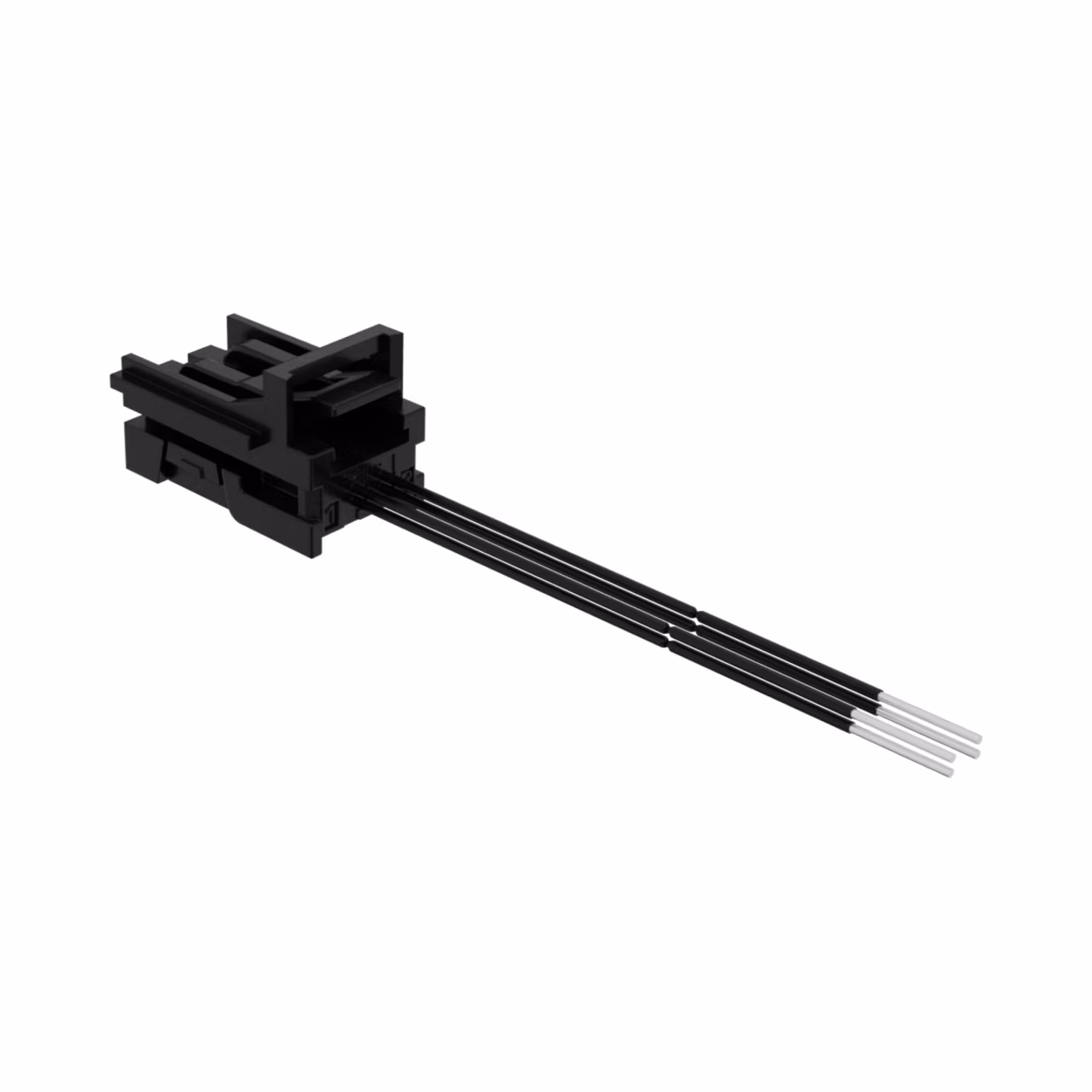 Mini50-to-Pigtail Off-the-Shelf (OTS) Cable Assembly, 2.00mm Pitch, Single Row, 600.00mm Length, 2 Circuits, Black for sale