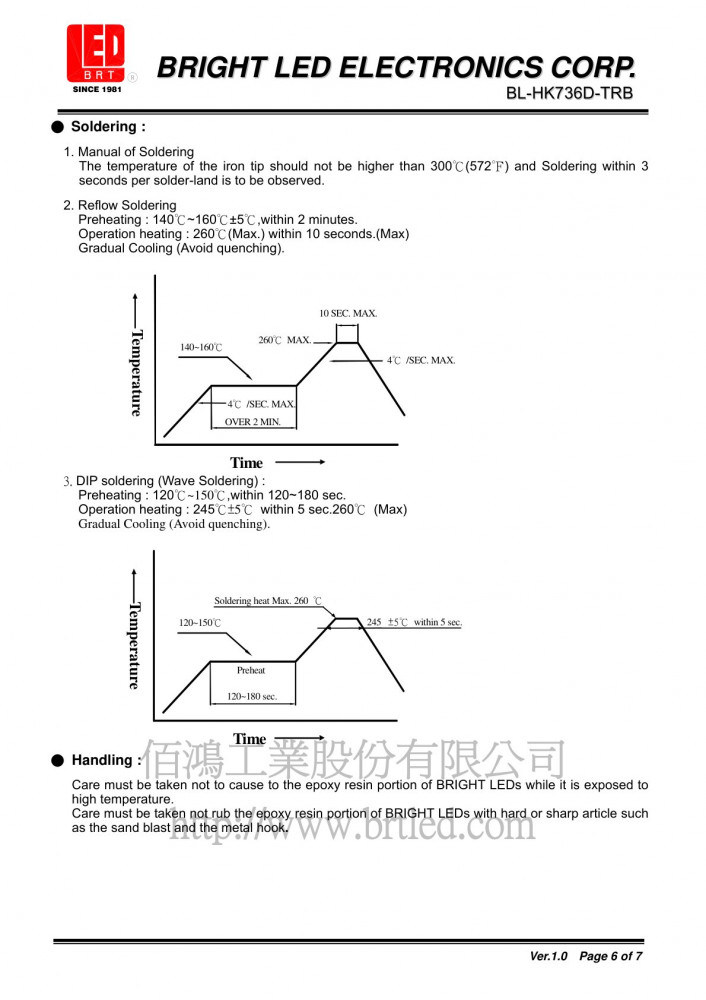 BL-HK736D-TRB product document, page 6