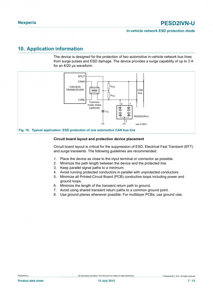 PESD2IVN-UX datasheet page 7