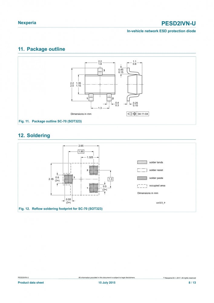 PESD2IVN-UX datasheet page 8