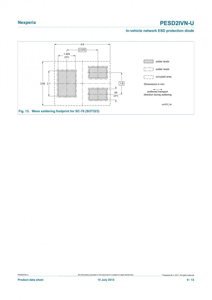 PESD2IVN-UX datasheet page 9