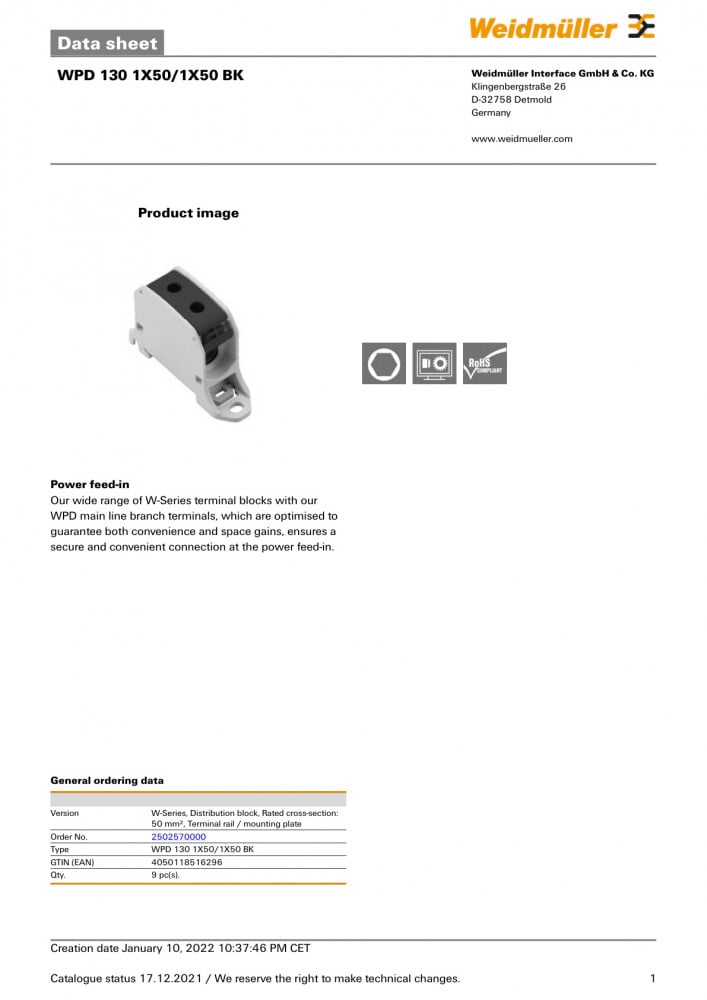 2502570000 technical document page 1